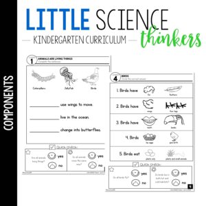 Little Kindergarten Science Thinkers {UNIT 5: Animals} - Mrs Jones's Class