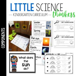 Little Kindergarten Science Thinkers {UNIT 2: Seasons and Weather ...