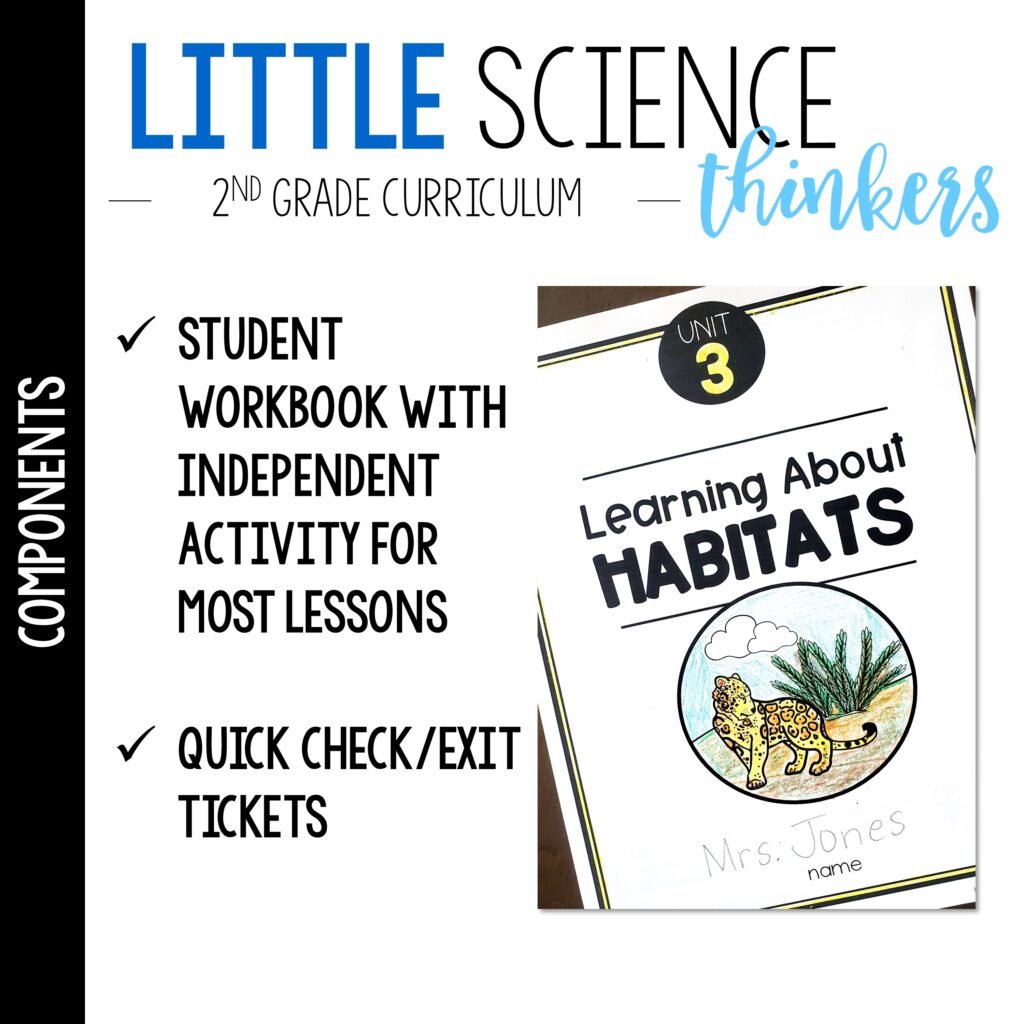 Little 2nd Grade SCIENCE Thinkers {UNIT 3: Habitats} - Mrs Jones's Class