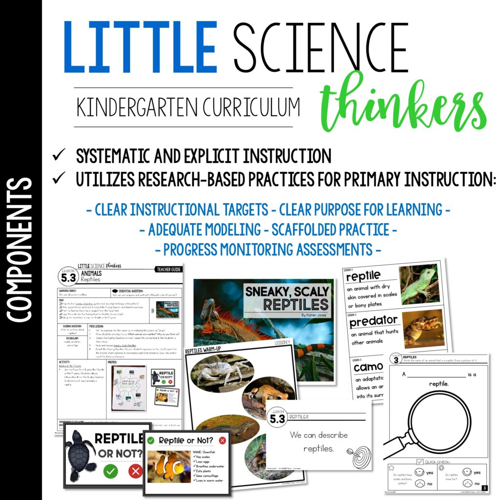 Little Kindergarten Science Thinkers Curriculum (TRANSFERABLE LICENSE ...