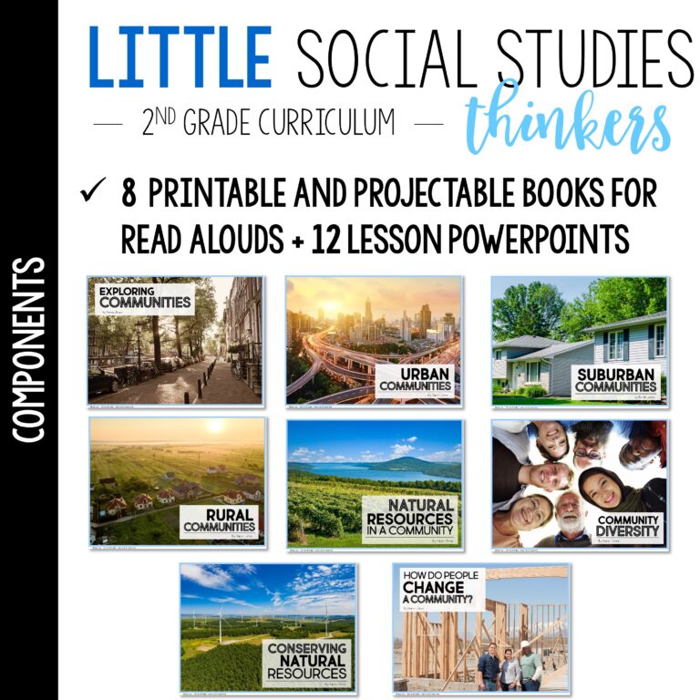 Little 2nd grade SOCIAL STUDIES {Unit 3: Communities} - Mrs Jones's Class