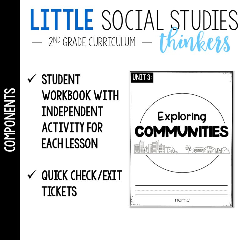 Little 2nd grade SOCIAL STUDIES {Unit 3: Communities} - Mrs Jones's Class