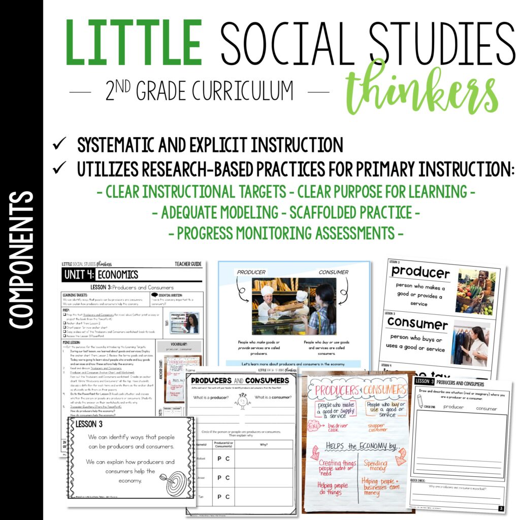 Little 2nd grade SOCIAL STUDIES {Unit 4: Economics} - Mrs Jones's Class