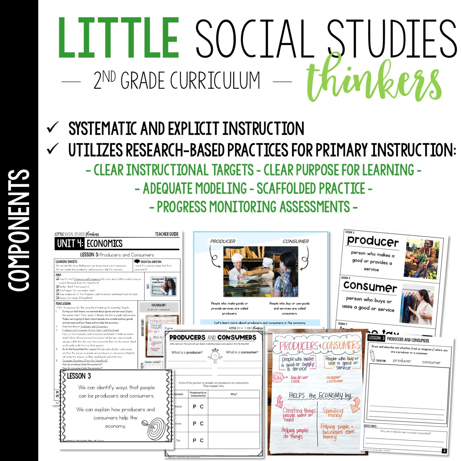 Little 2nd grade SOCIAL STUDIES {Unit 4: Economics} - Mrs Jones's Class