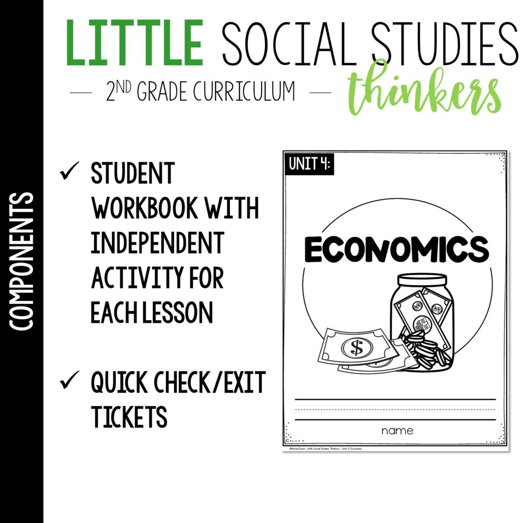 Little 2nd grade SOCIAL STUDIES {Unit 4: Economics} - Mrs Jones's Class
