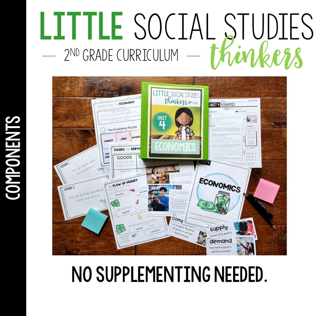 Little 2nd grade SOCIAL STUDIES {Unit 4: Economics} - Mrs Jones's Class