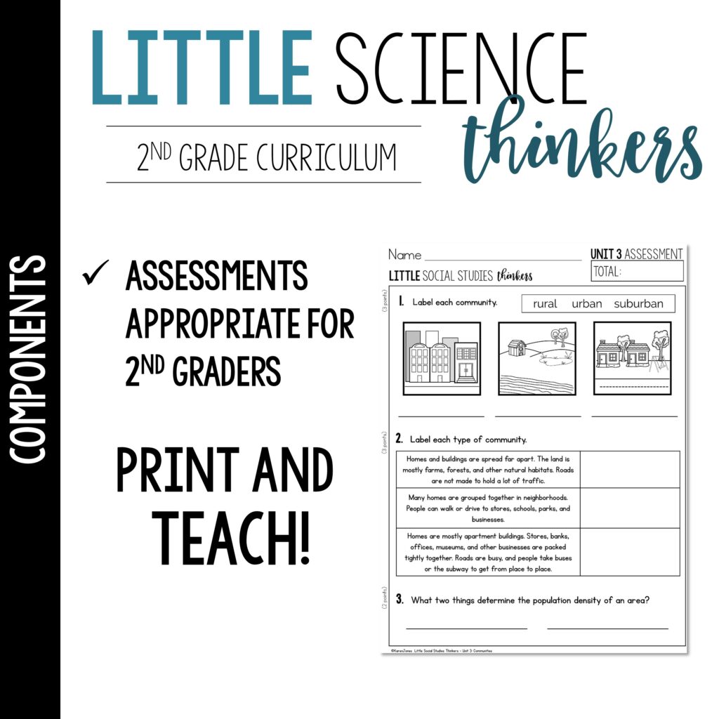 Little 2nd Grade SOCIAL STUDIES Thinkers – Curriculum Bundle - Mrs ...